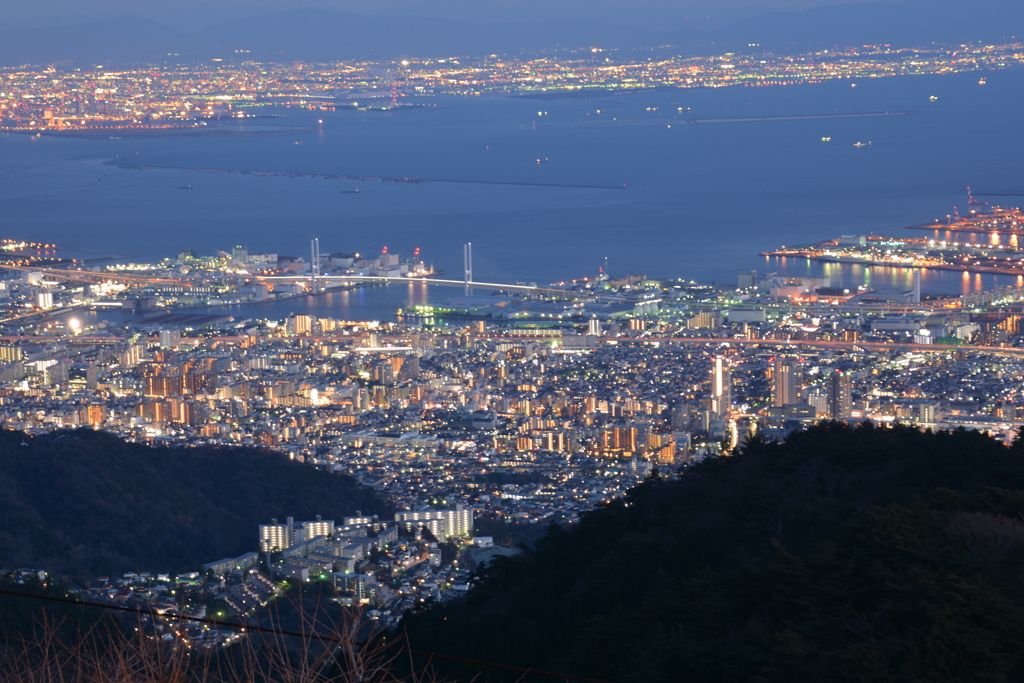日本三大夜景 神戸市六甲山天覧台 By G Photo (id:6459125) 写真共有サイト Photohito